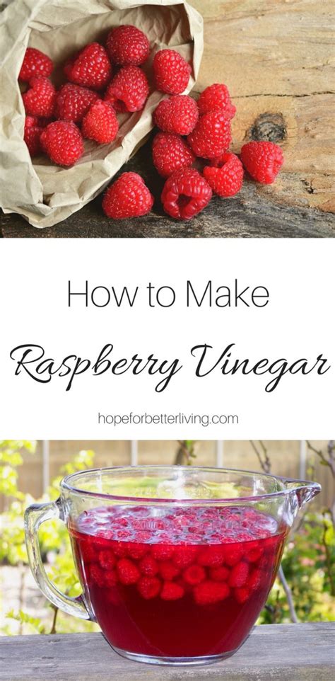 How To Make Raspberry Vinegar • A Traditional Life