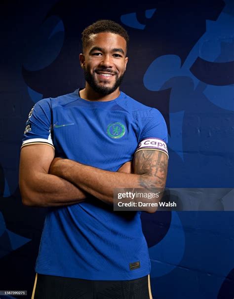 New Club Captain Reece James Of Chelsea Fc Poses As He Is Unveiled At