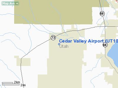 Airports In Utah Map