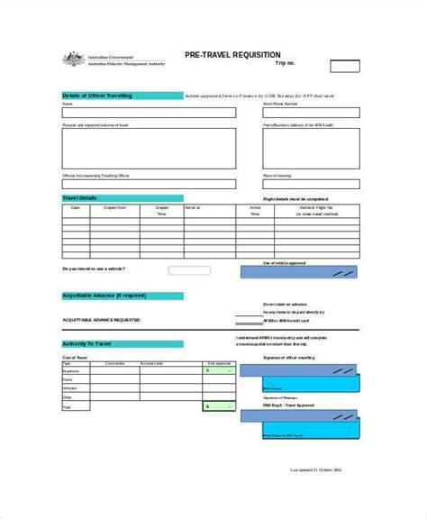 Purchase Requisition Form Templates 10 Free Xlsx Doc And Pdf Formats