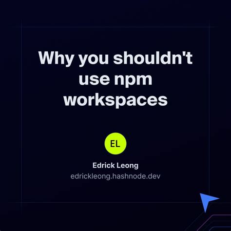 hashnode on linkedin struggling with managing your monorepo in edrick