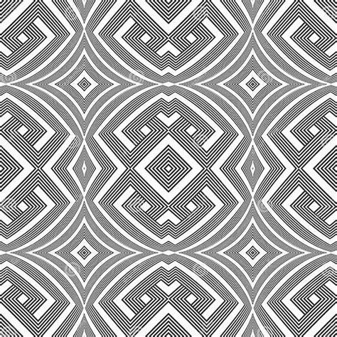 Optical Art Abstract Seamless Pattern Stock Vector Illustration Of Print Decoration 77001693