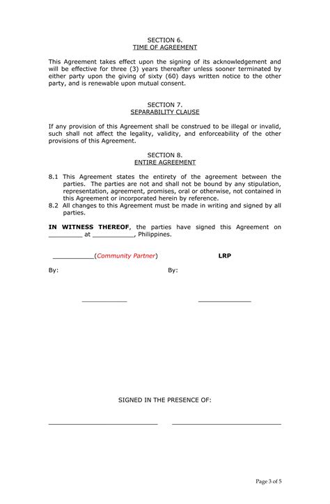 Lrp Moa With Host Community Partner Doc