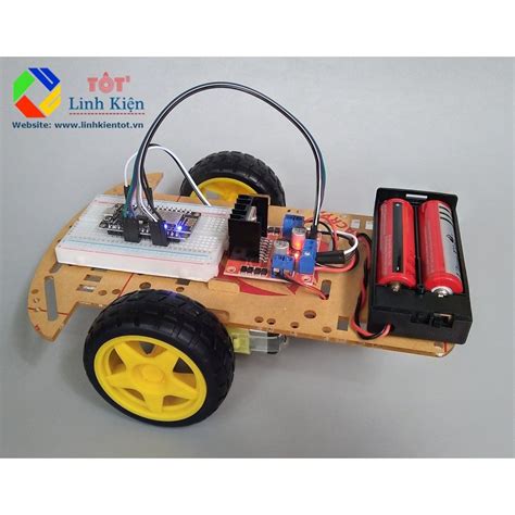 Xe Wifi Bộ Xe Arduino Wifi Node Lua Esp8266 Bộ Xe điều Khiển Qua W