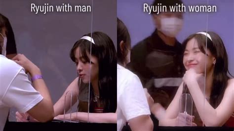 Video Itzy Ryujin Looks Happier With Female Fans Than Male Fans