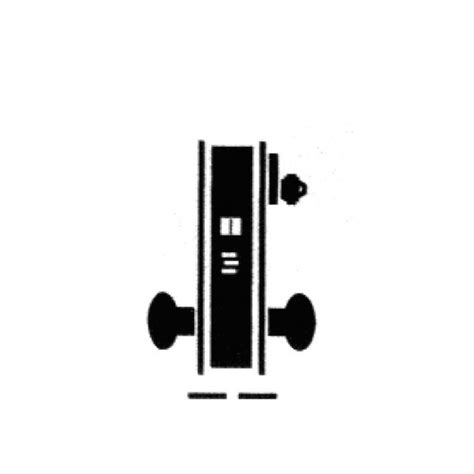 Hafele 91179902 Mortise Grade 1 Extra Heavy Duty Lockset Keyed