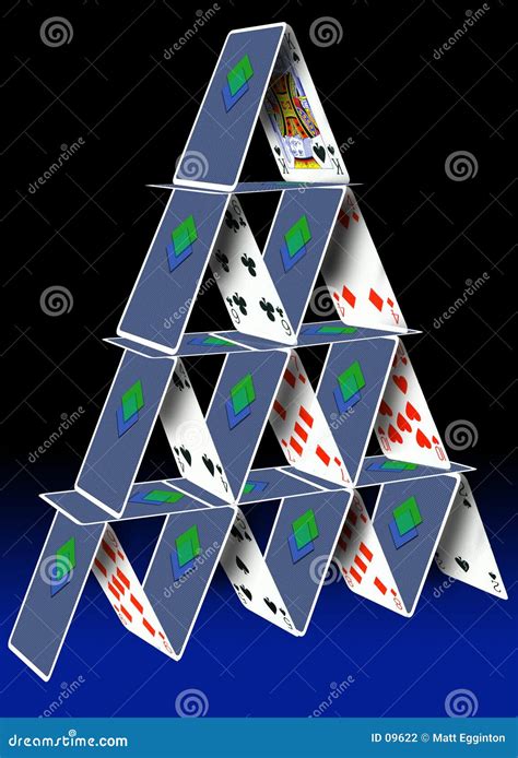 Card Stack Stock Illustration Illustration Of Playing Card 9622