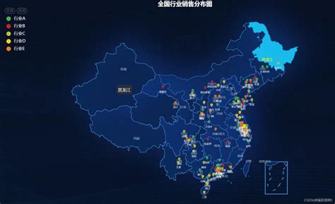 漏刻有时数据可视化echarts组件开发 24 ：本地离线的地图下钻与散点图 漏刻有时的技术博客 51cto博客