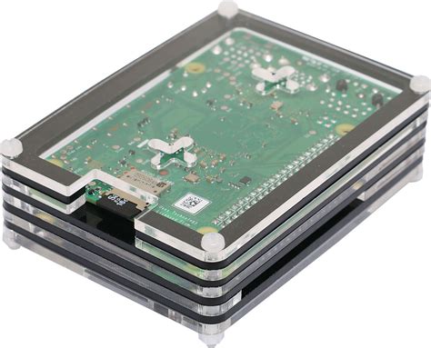 Altronics Acrylic Raspberry Pi 4 Case With Cooling Fan Alt H8958