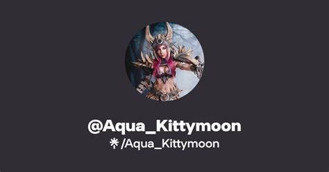 Aquakittymoon Twitter Instagram Facebook Tiktok Linktree