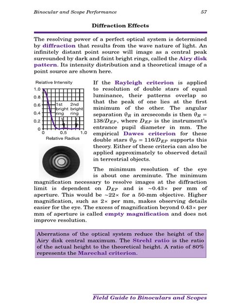 Field Guide To Binoculars And Scopes Pdf Angular Resolution Electrodynamics