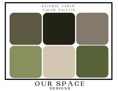 Home Color Palettes Natural Earth Etsy