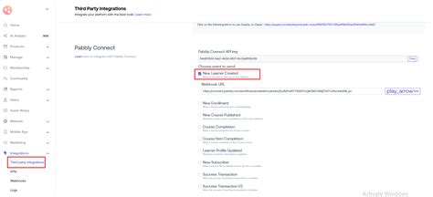 How To Integrate Pabbly Connect Within Your Graphy Course Platform