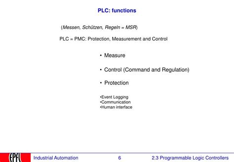 PPT Programmable Logic Controllers Automates Programmables Speicherprogrammierbare