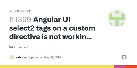 Angular Ui Select2 Tags On A Custom Directive Is Not Working Inside A