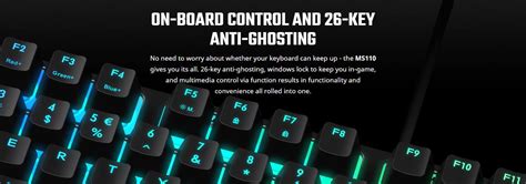 Cooler Master Ms110 Rgb Gaming Keyboard And Mouse Combo