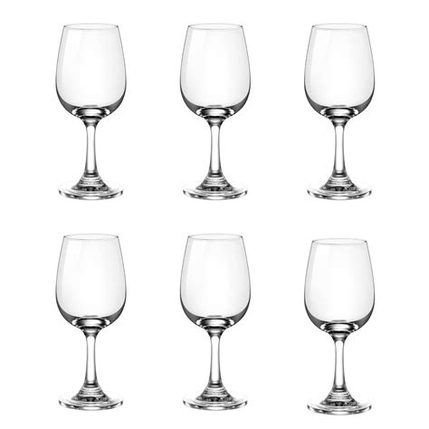 Contemporary 315ml Red Wine Drinking Glasses 6 Pack Shop Today Get