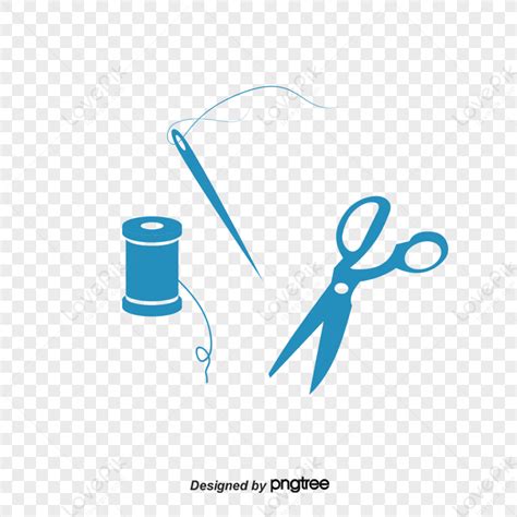 자유형 바느질 도구자수재단사바늘 리드 Png 일러스트 무료 다운로드 Lovepik