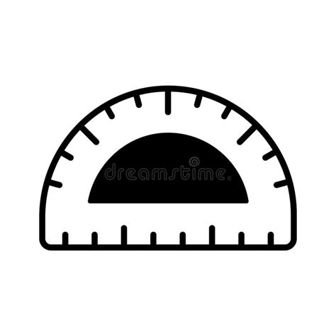 A Precise And Creative Protractor Icon Suitable For Measuring Angles