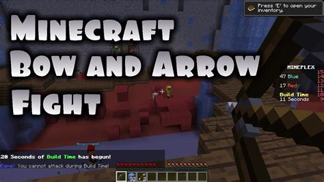 Minecraft Noob Bow And Arrow Fight YouTube