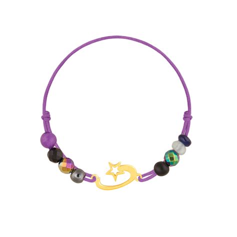 خرید آنلاین دستبند طلا بافت ستاره دنباله دار گالری پرسته