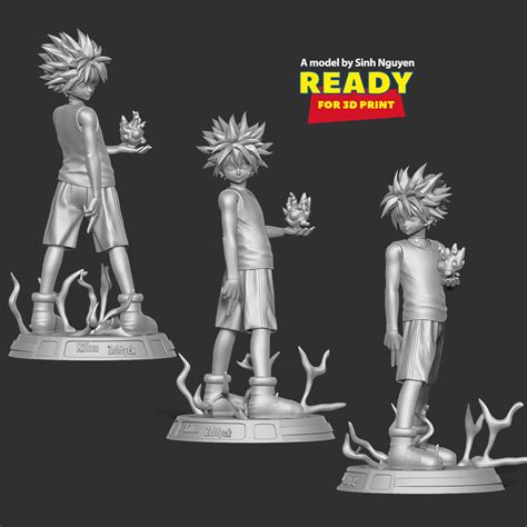 Killua Zoldyck 3d Model By Sinh Nguyen