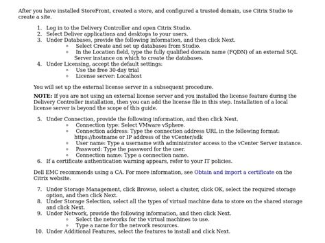 Creating A Site Vdi Deployment Guide—citrix Xendesktop And Xenapp On