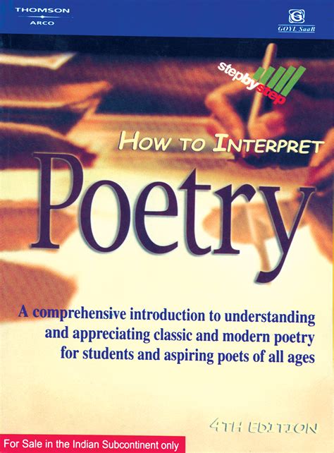How To Interpret Poetry Goyalpublishers