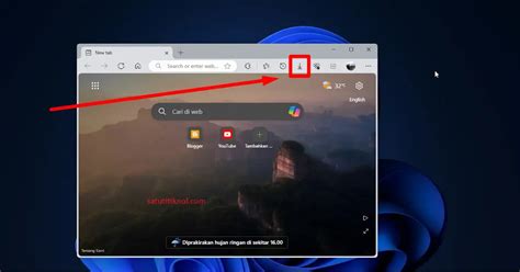 Cara Menampilkan Tombol Download Di Toolbar Microsoft Edge