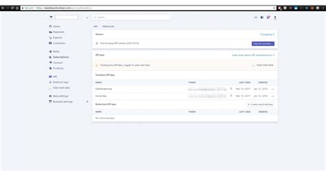 How To Create An Api Key For Stripe Platform Edition And Mcommerce