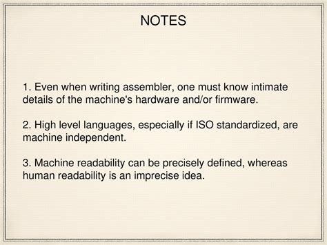 Cmpt 360 Programming Languages Notations Ppt Download