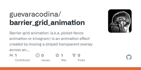 Github Guevaracodina Barrier Grid Animation Barrier Grid Animation A K A Picket Fence
