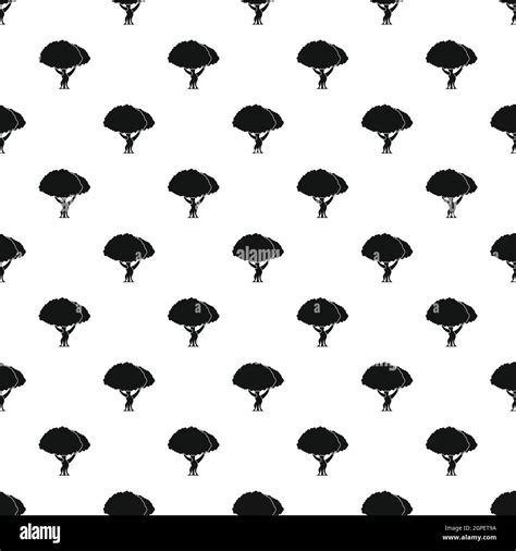 Tree Pattern Simple Style Stock Vector Image And Art Alamy
