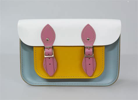 11 Inch Multi Color Satchel Momojiji Trading Company