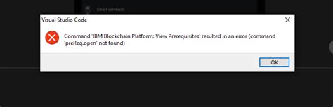 Unable To Add New Fabric Environment Ibm Block Chain Platform Vs Code