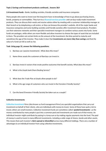 Libf Unit 2 Topic 2 Teaching Resources