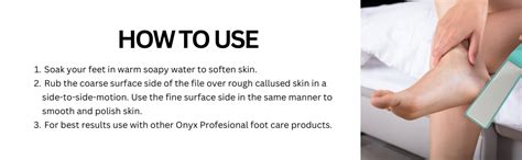 Onyx Professional 2 Faced Foot File And Polisher Foot