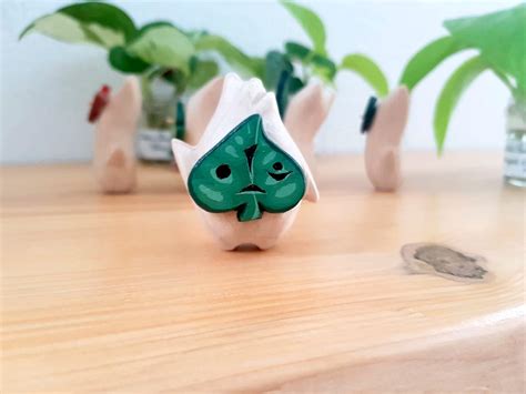 Zelda Wooden Korok Botw Totk Figurine Small 5cm Collection T Etsy