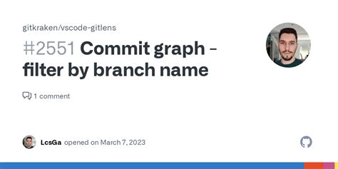 commit graph filter by branch name · issue 2551 · gitkraken vscode gitlens · github