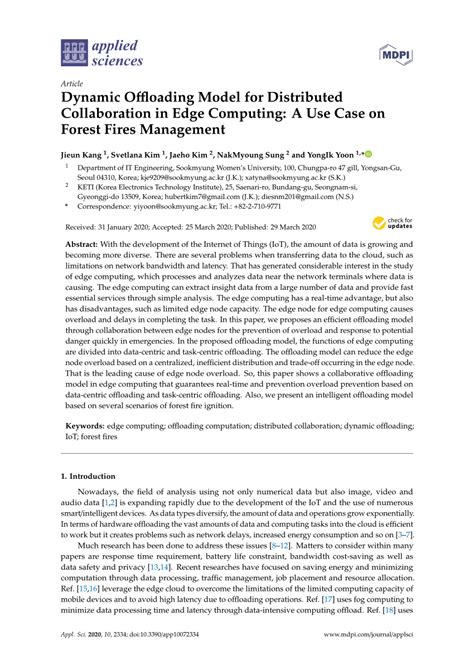 pdf dynamic offloading model for distributed collaboration in edge