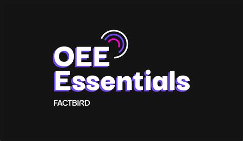 A Quick Guide To Oee Availability X Performance X Quality