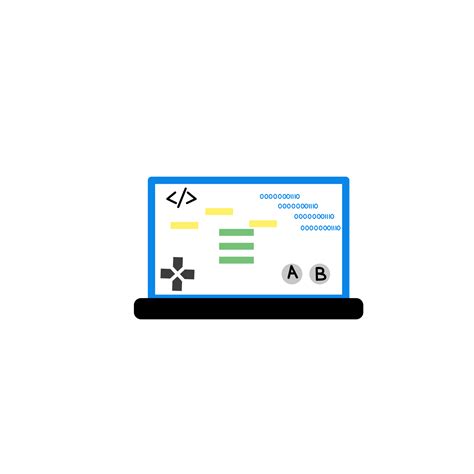 Free Coding Laptop Illustration PNG With Transparent Background