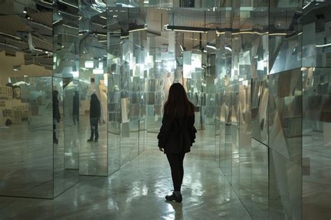 Premium Photo Explore The Illusions Mirrored By An Identity Arch
