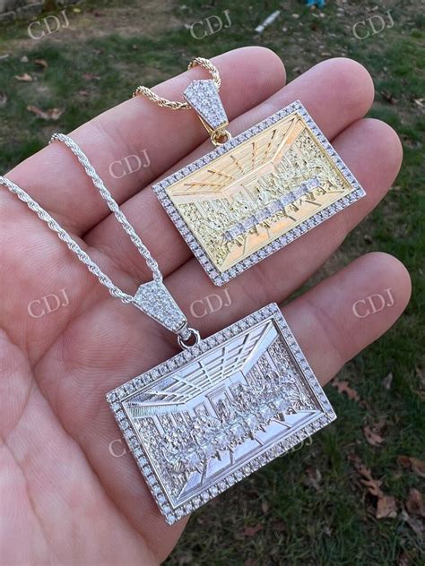 Iced Jesus Last Supper Diamond Pendant For Men Customdiamjewel