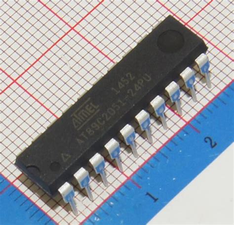 ic mcu 8bit microcontrollers 2kb flash at89c2051 24pu china at89c2051