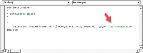 VBA Excel Commentaires Médiaforma