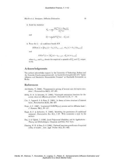 Quantitative Finance 7