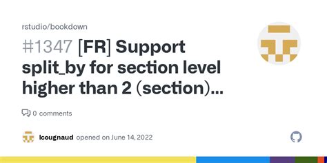 Fr Support Splitby For Section Level Higher Than 2 Section In