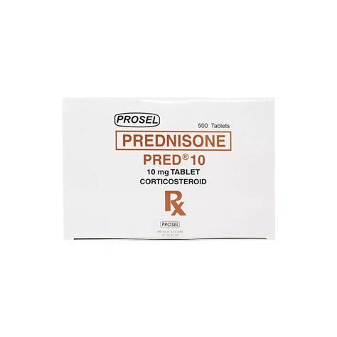 Pred 10 Prednisone 10mg Tablet 1s Price In The Philippines Medsgo