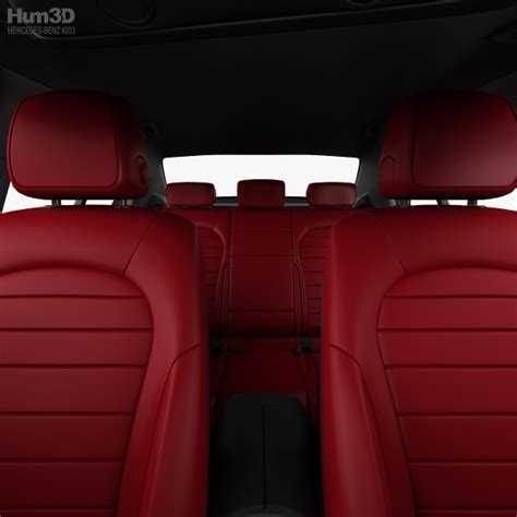 Mercedes Benz C Class W205 Sedan With Hq Interior 2017 3d Model